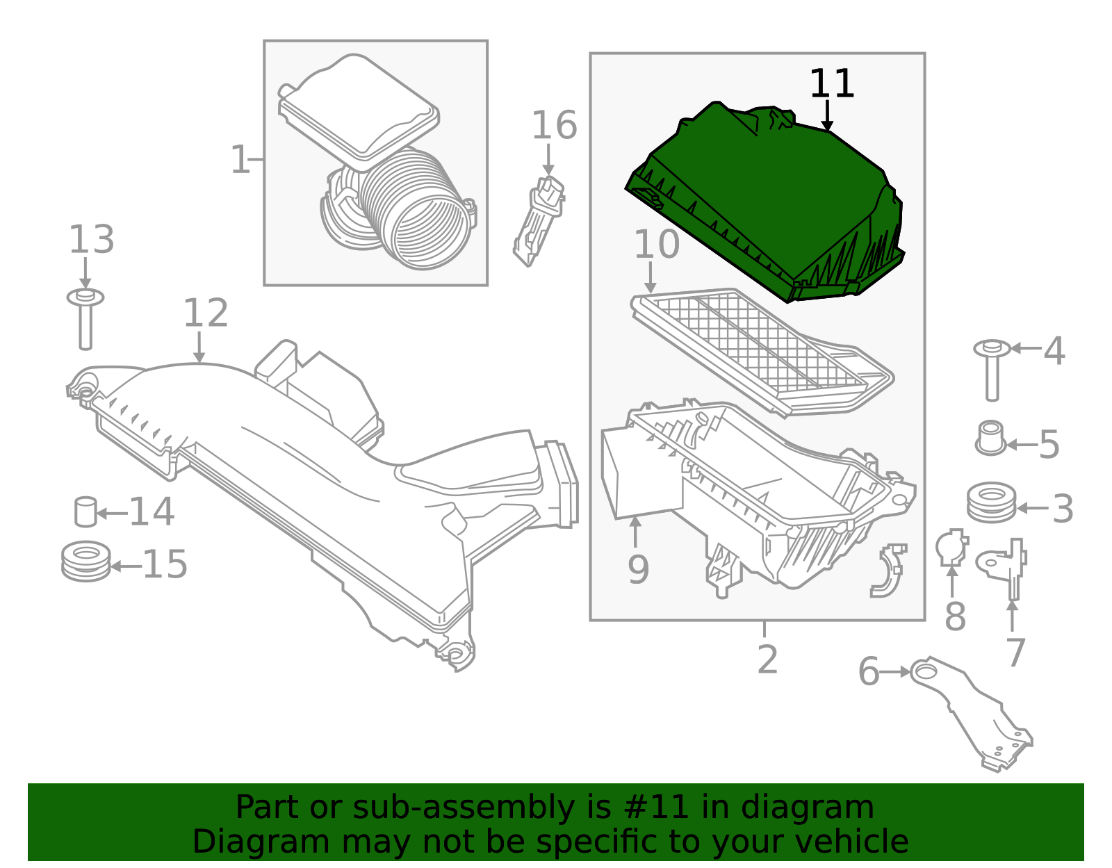 16526-3TA0A - High-Quality Air Cleaner Cover for AutoNation Parts
