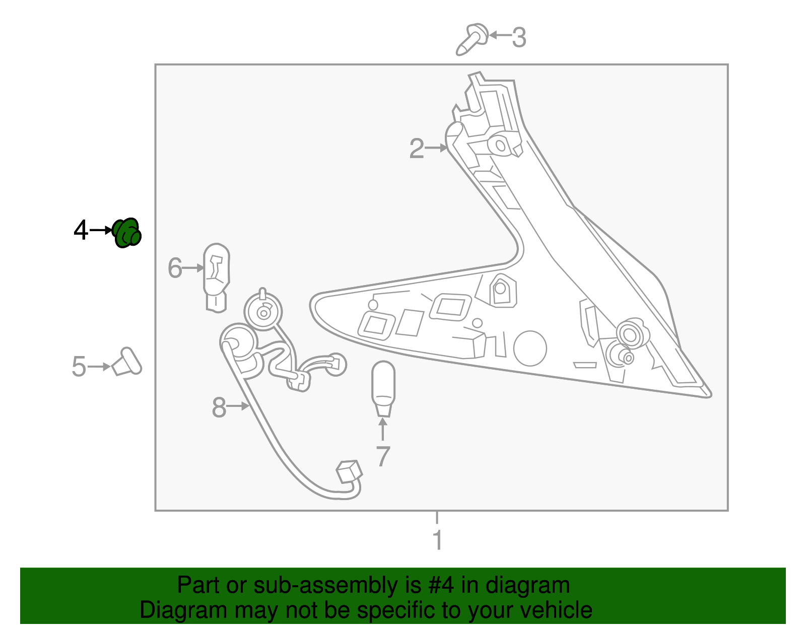 26398-9N00A - Combo Lamp Assembly Clip 2013-2025 Nissan | Sullivan ...