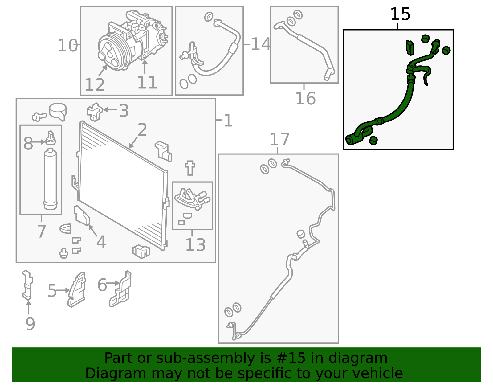 Suction Hose 92480-1MA0D | AutoNationParts.com
