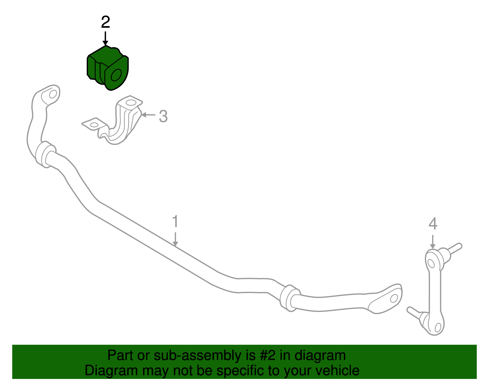 54613-1CA0A - Stabilizer Bar Bushing 2008-2017 Infiniti | Infiniti of ...