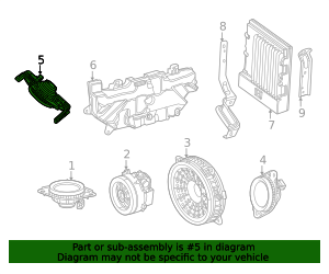 Genuine Official Toyota Rear Speaker part# 86150-08020 for Ourisman ...