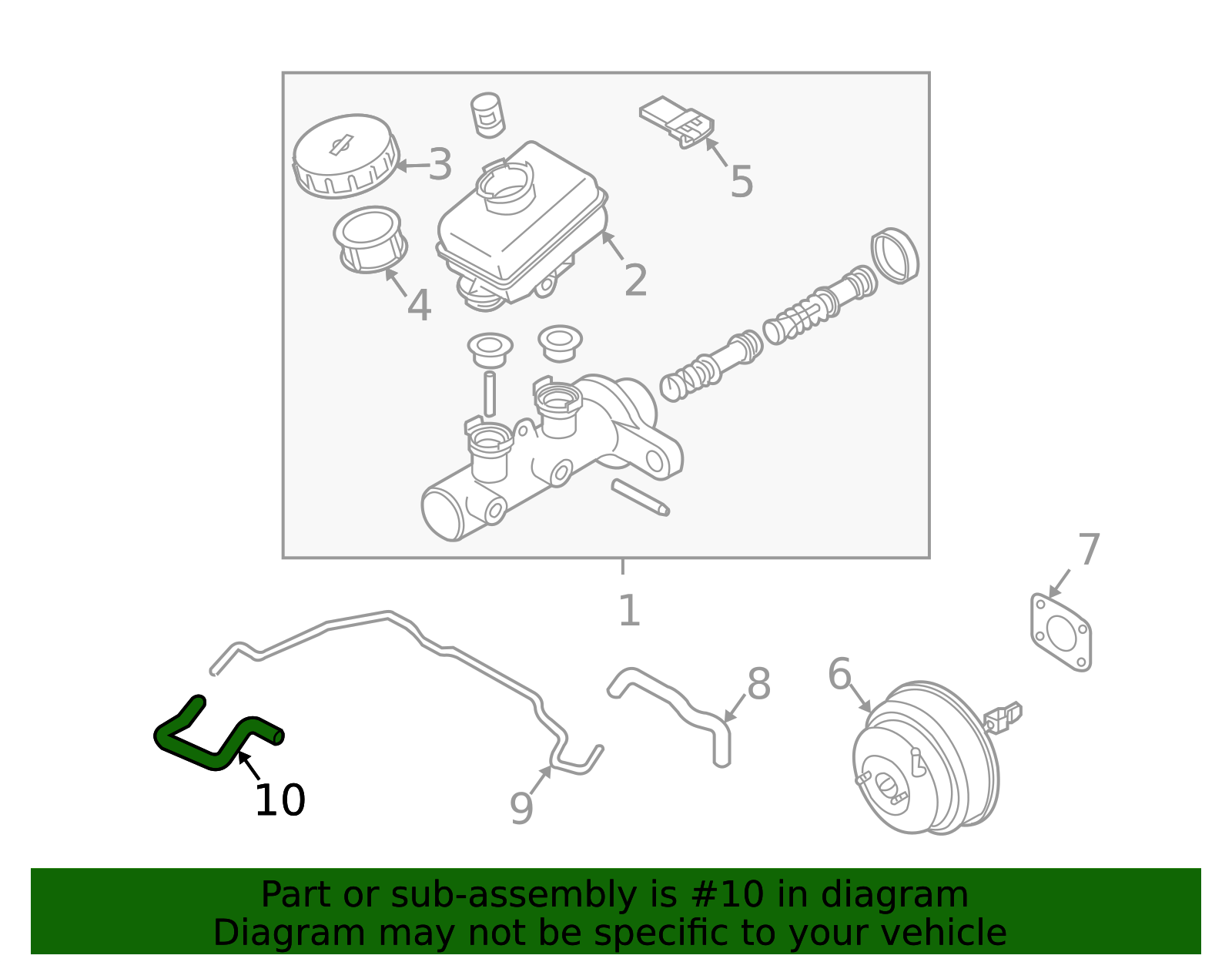 47474-CD000 - Vacuum Hose Official Nissan Parts Store