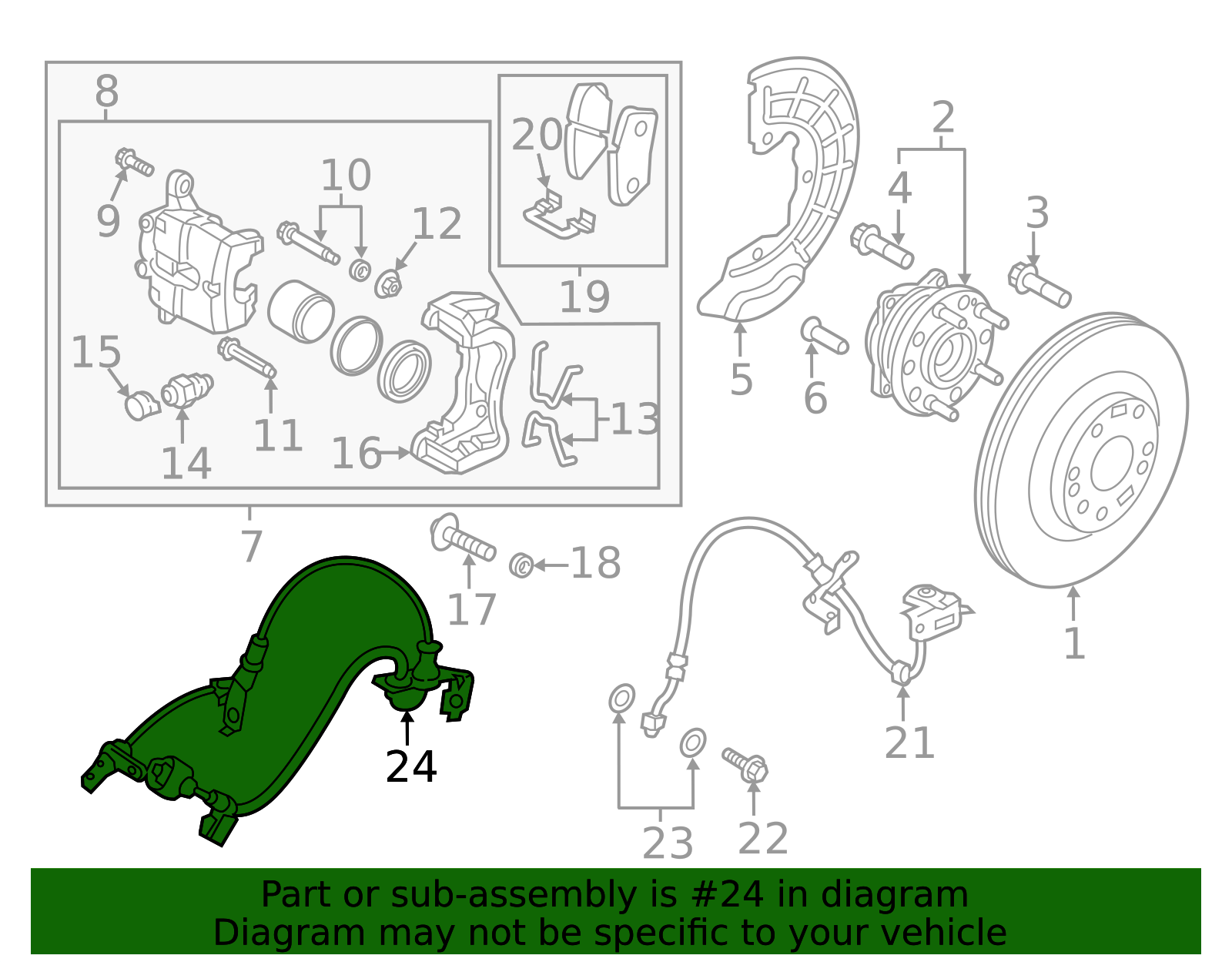 59810-F6000 - Front Speed Sensor 2017-2020 Kia Cadenza | Kia.Parts Store