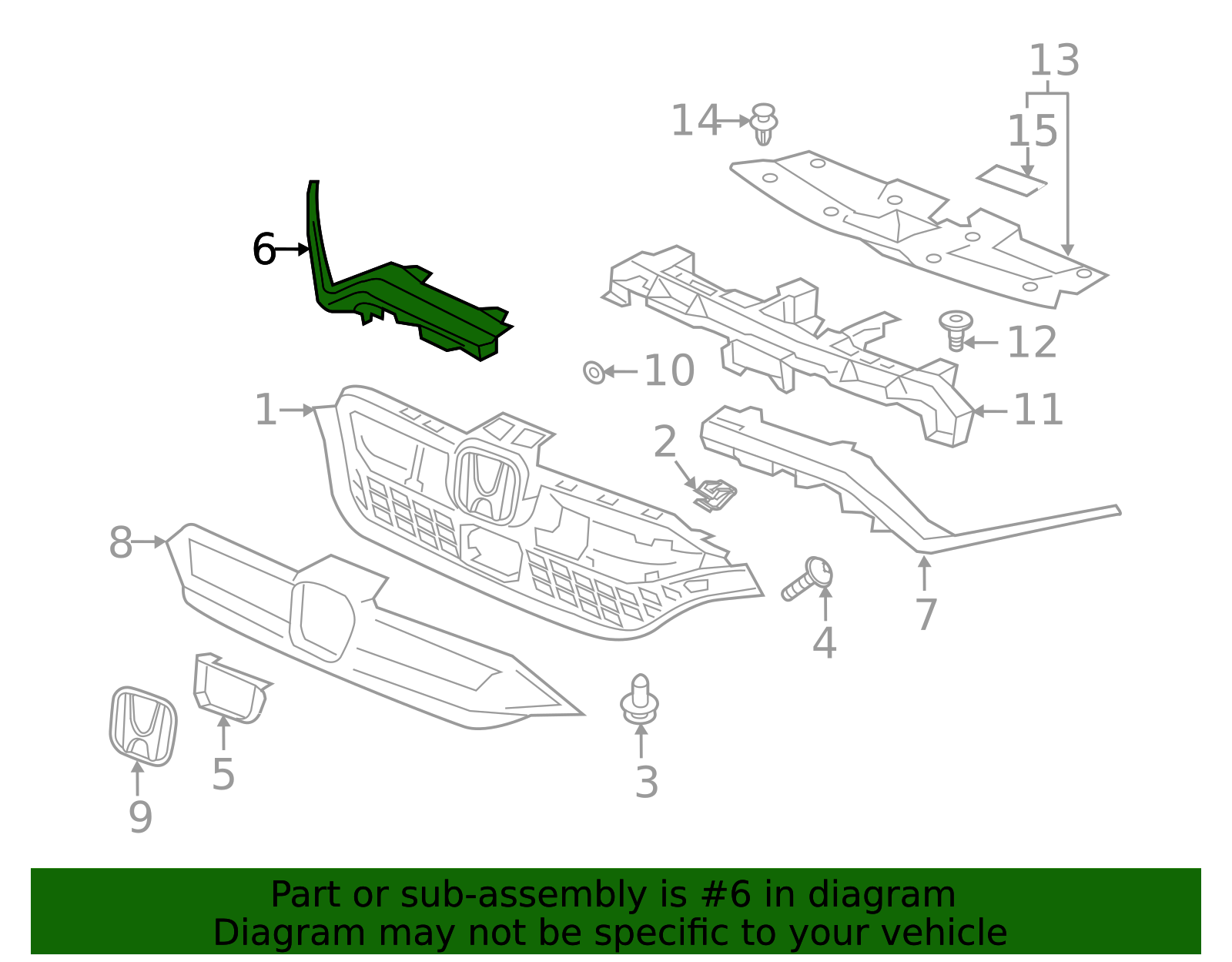 71180-TLA-A60 - Upper Molding 2020-2022 Honda CR-V | Honda Parts Online