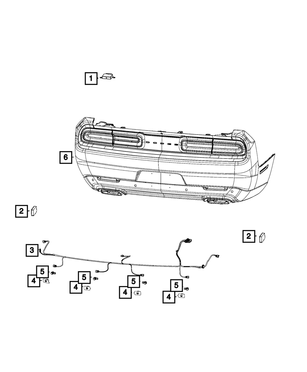 68280394AA - Rear Fascia Wiring The Official Mopar eStore