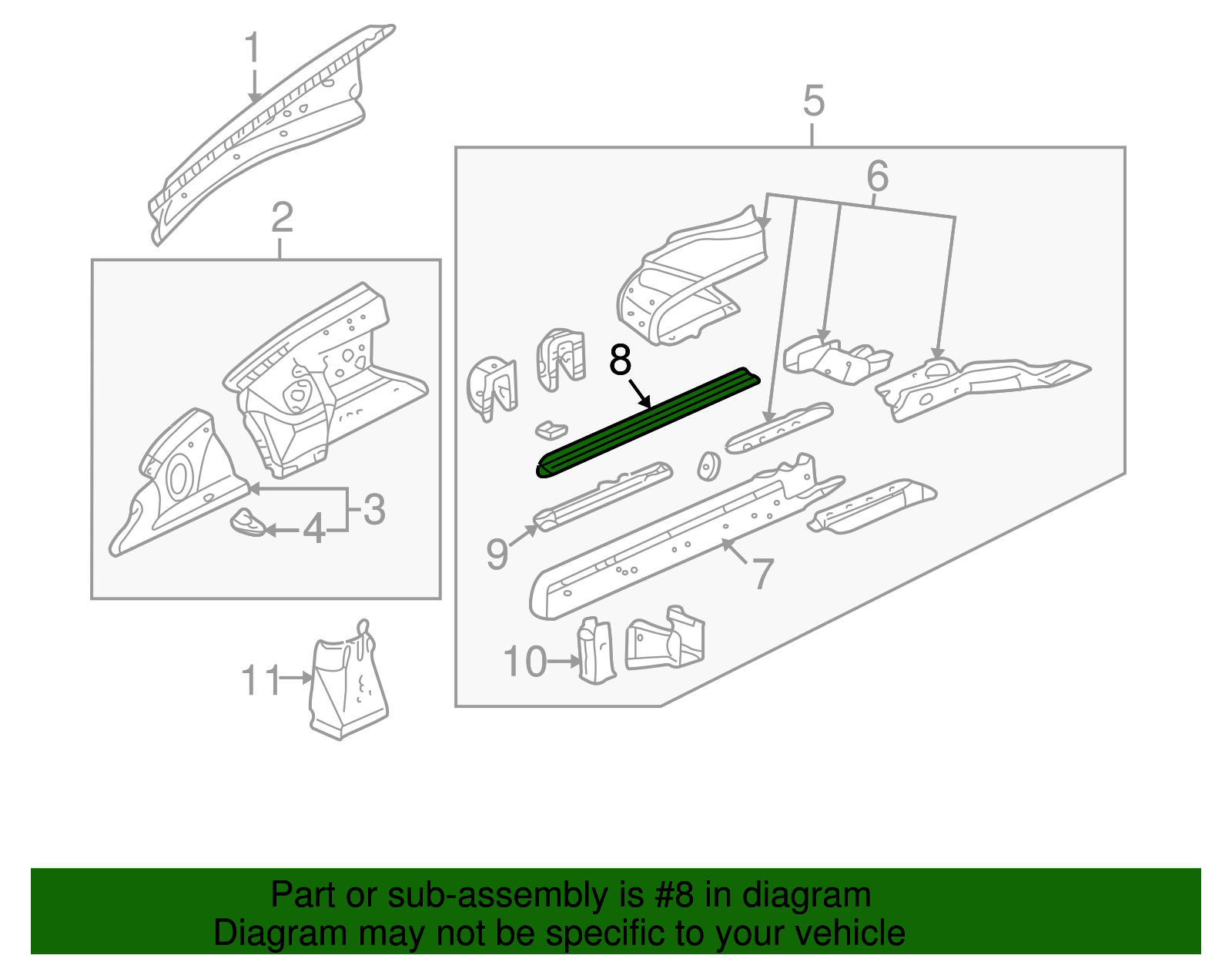2000-2009 Honda S2000 | Side Plate | 60812-S2A-A02ZZ | Honda OEM ...