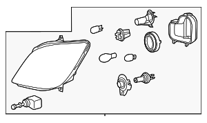 906-820-61-00-64 - Composite Headlamp Mercedes-Benz USA Parts