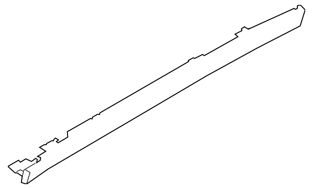 Genuine BMW 51-77-8-499-654 | Rocker Molding | FREE Shipping on Most ...