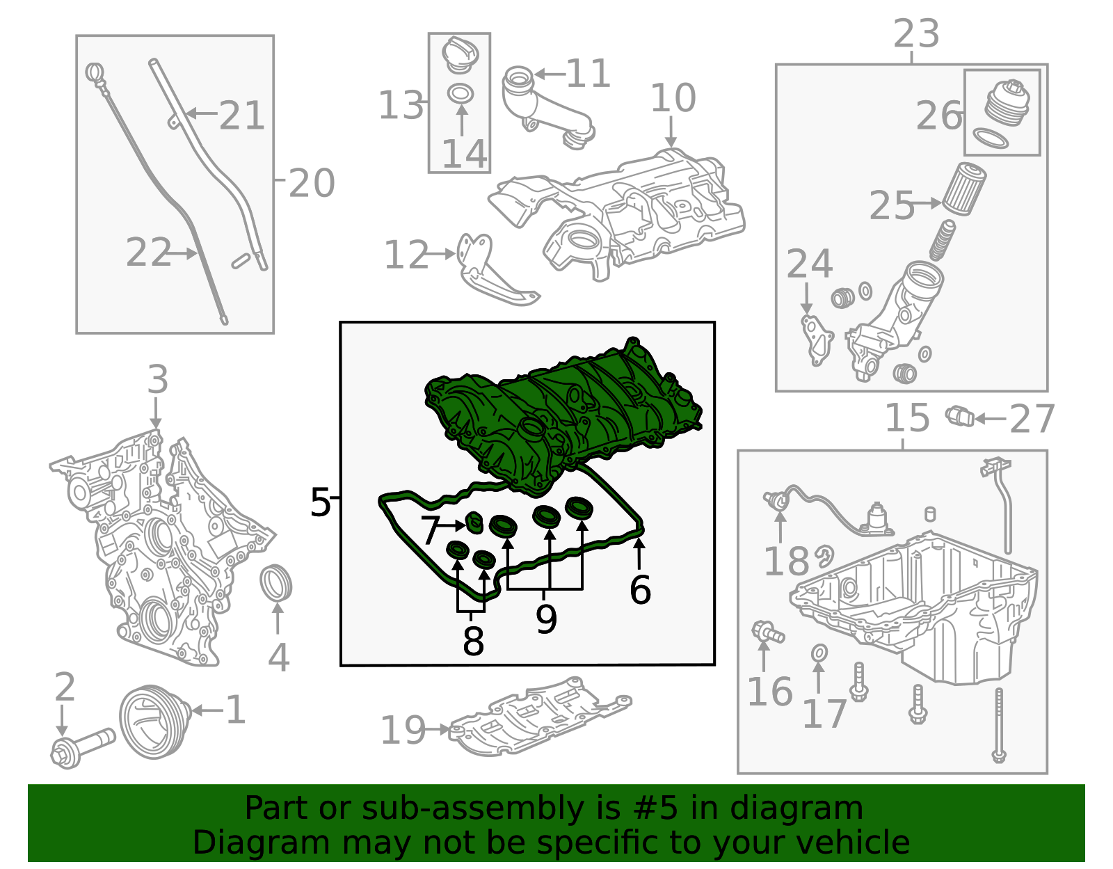 2016-2024 GM Valve Cover 12690195 | Capital Chevy Parts