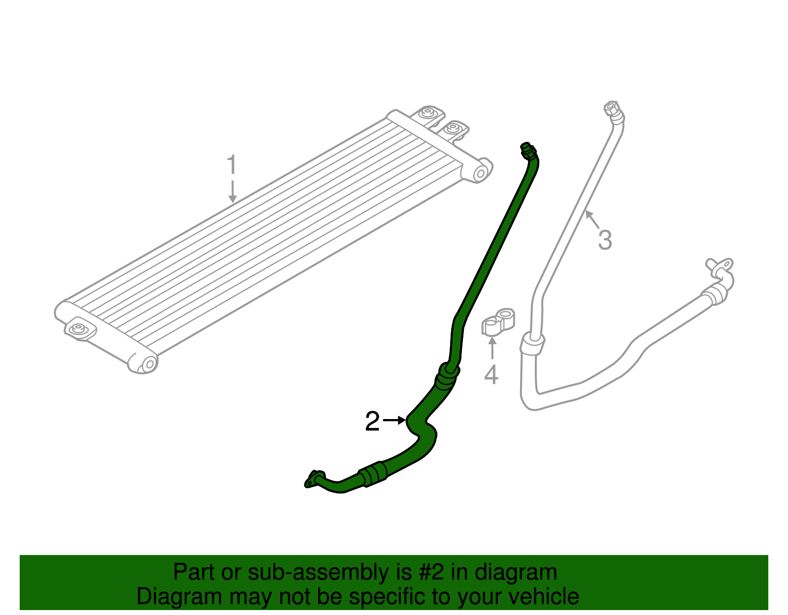 2015-2021 BMW Engine Oil Cooler Line 17-22-2-358-290 | BMW OEM Parts
