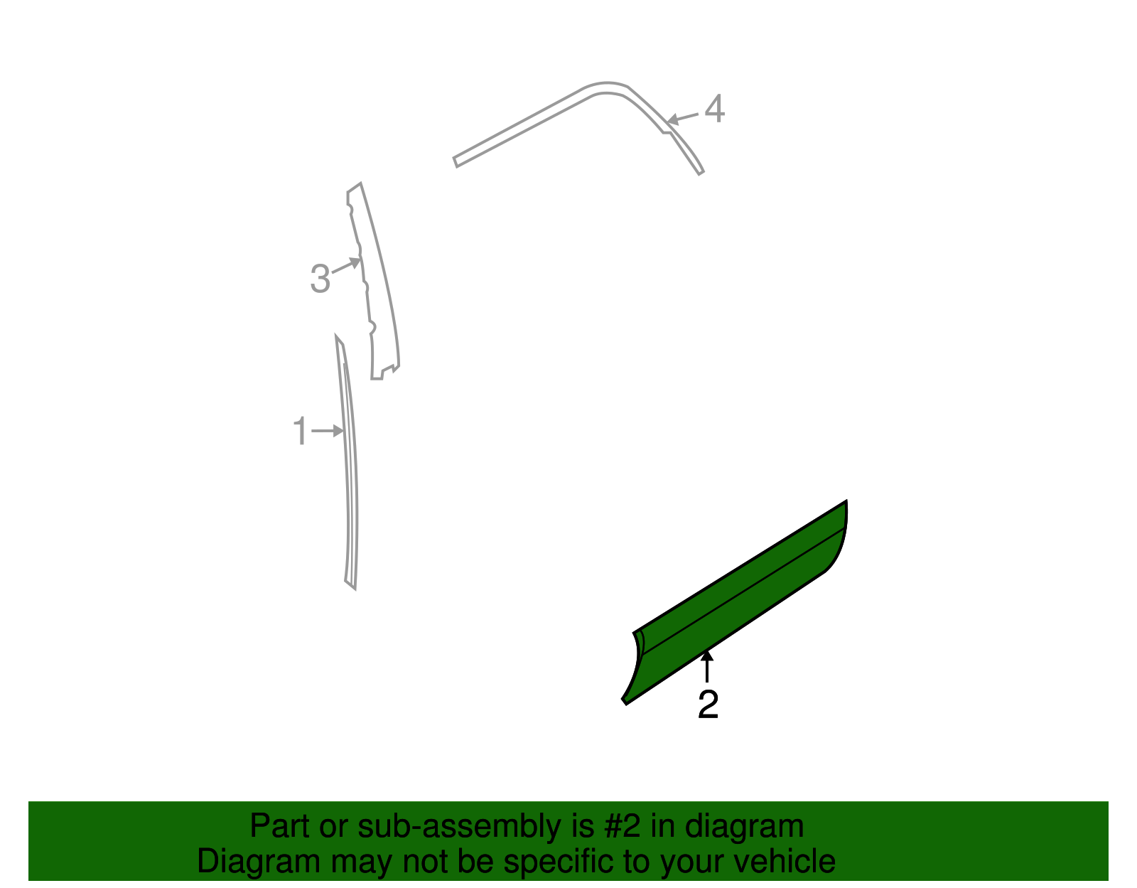 2005-2010 Kia Sportage | Cladding | 87732-1F000 | Kia Auto Parts