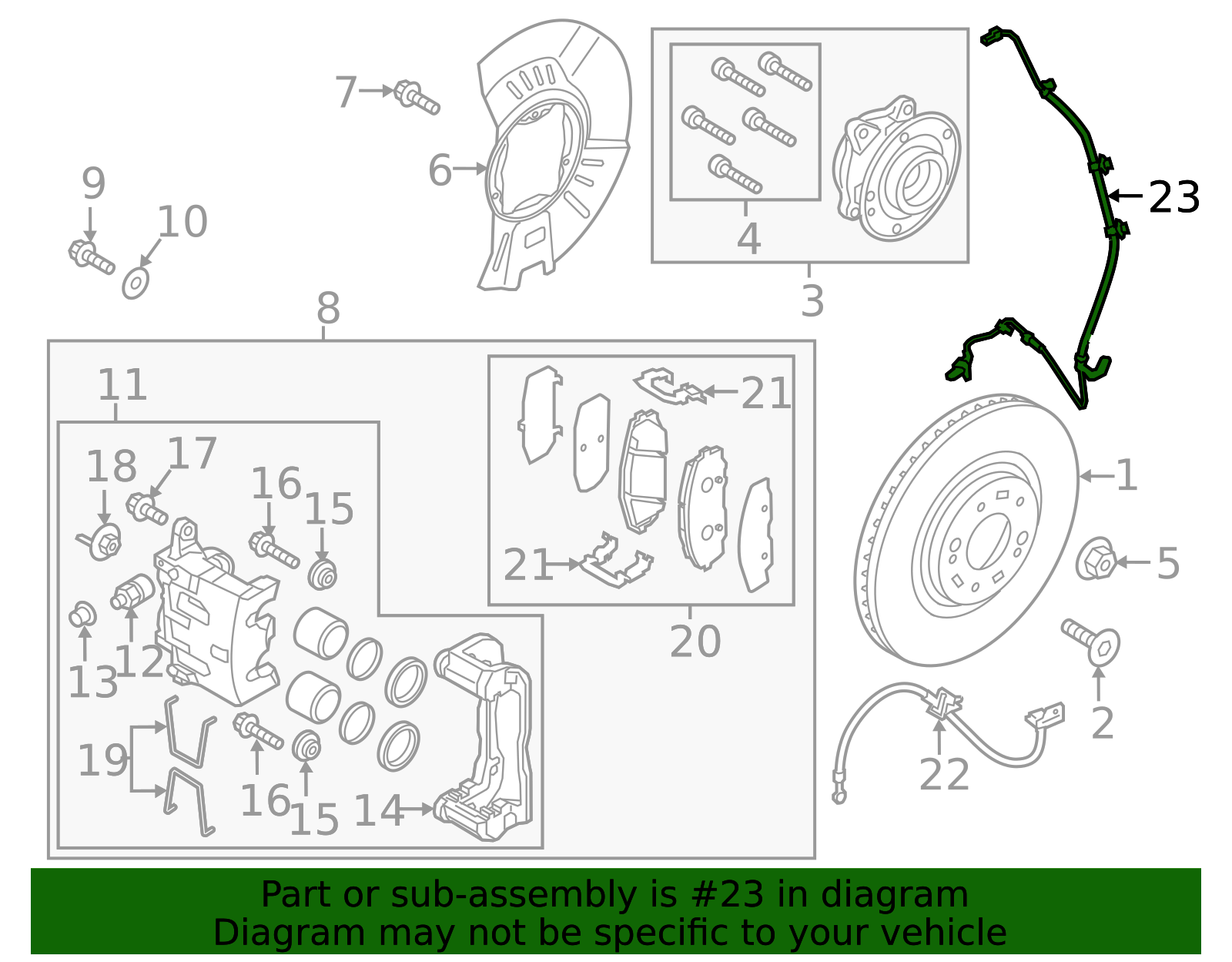 2015-2021 Kia Sedona Front Speed Sensor 95670-A9000 | OEM Parts Online