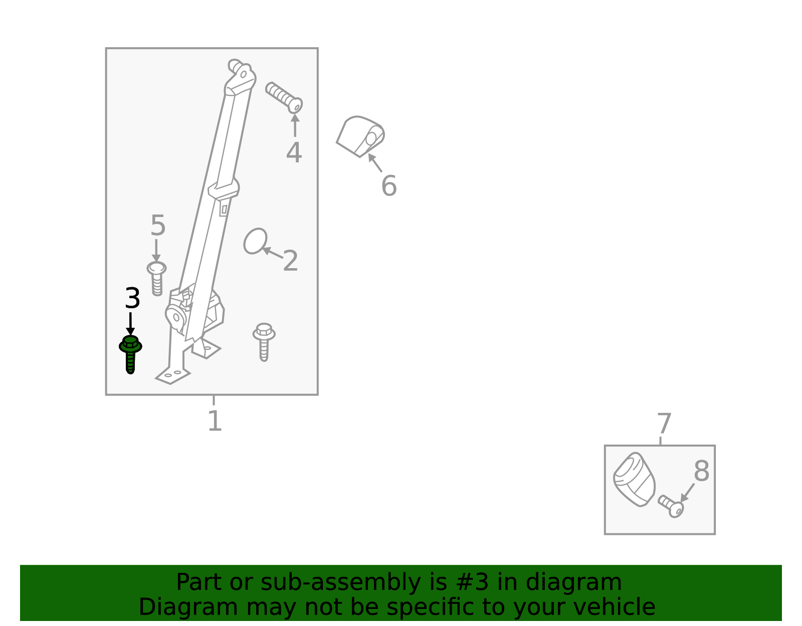 2010-2019 Lincoln MKT | Seat Belt Assembly Screw | W505285-S424 | Walls ...