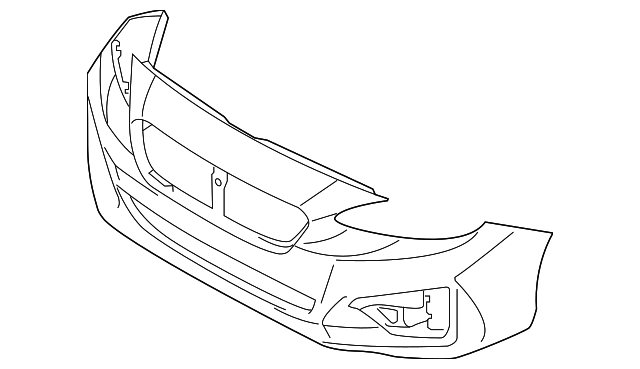 2017-2019 Subaru Impreza Front Bumper Facia 2017 Impreza ALL, VIN ...