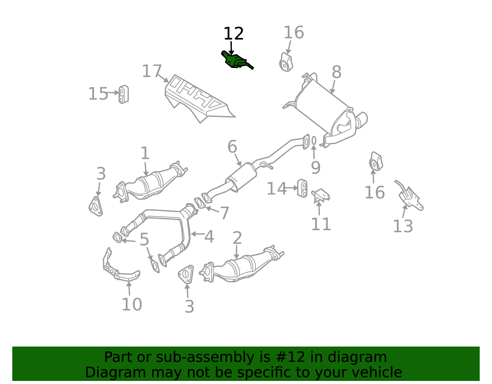 20741-CD000 - High-Quality Rear Bracket for 2003-2009 Nissan 350Z ...