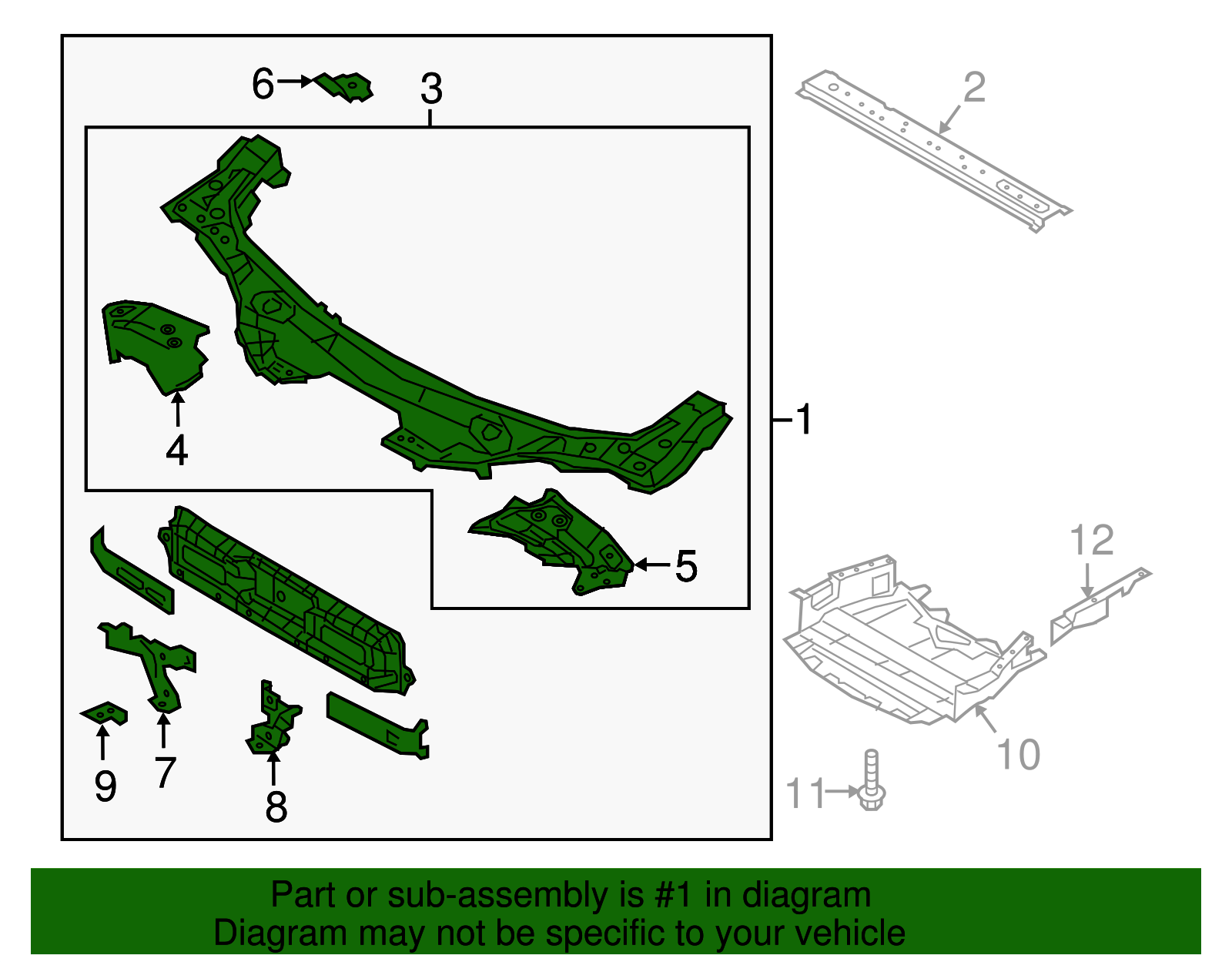 N243-53-100A - Radiator Support - 2016-2020 Mazda MX-5 Miata | Mazda Parts Factor