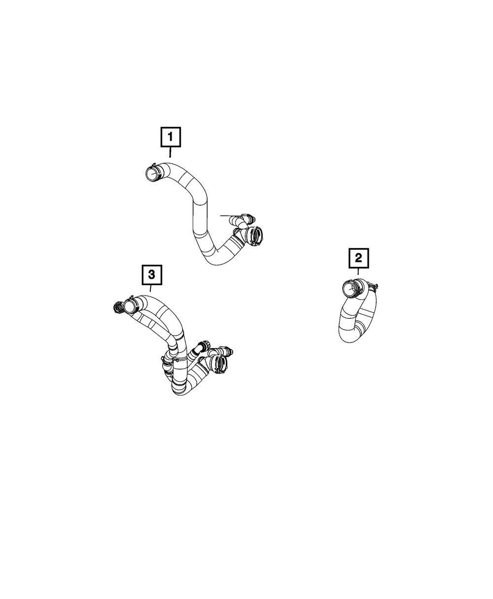 2025 Ram 1500 Radiator Outlet Hose 68564572AA | Prestige CDJR Parts