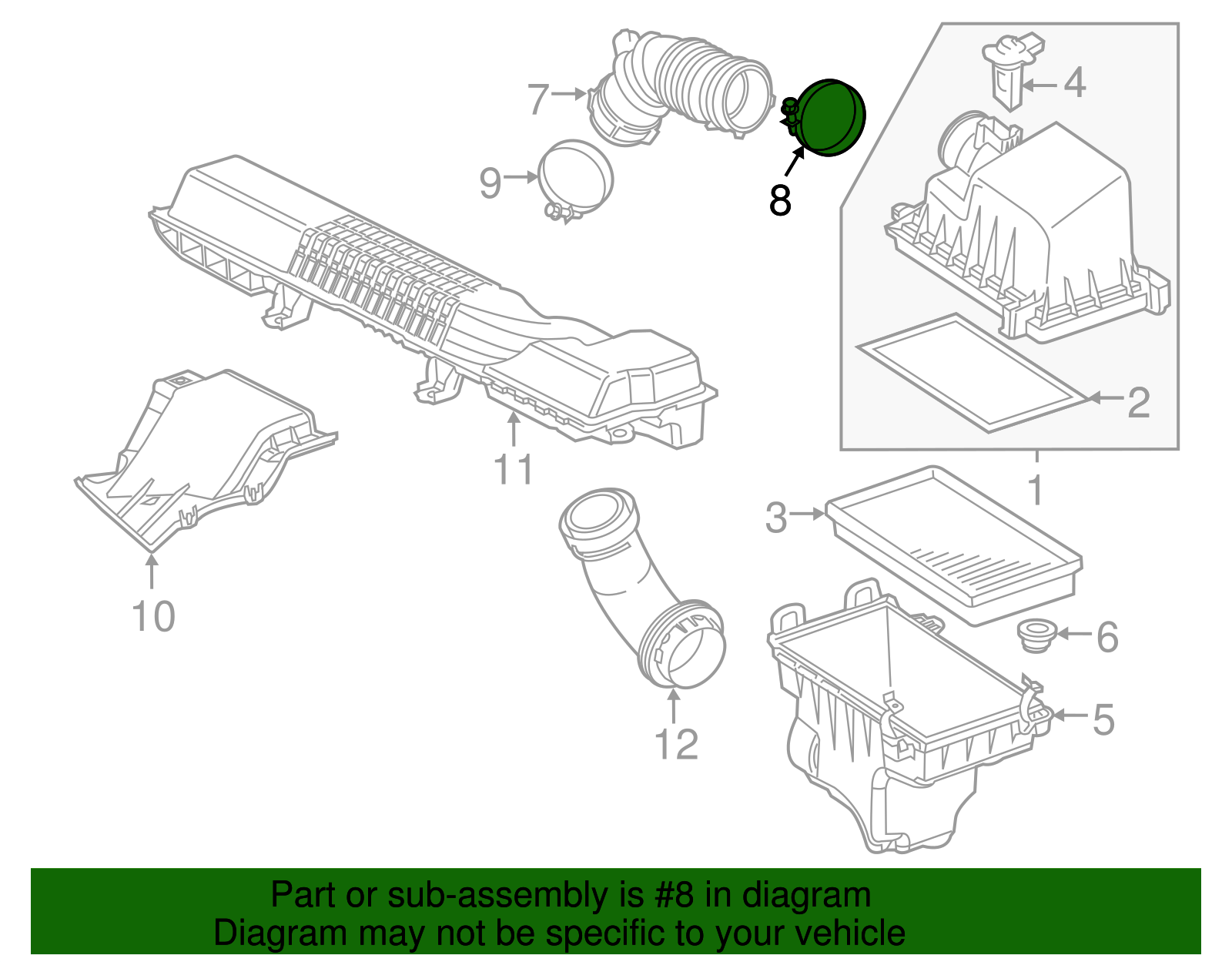 2009-2025 Toyota Air Hose Clamp 96111-10780 | Toyota Parts Center