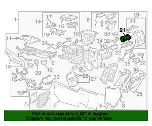 2013-2016 Cadillac SRX F Control 86793669 | OEM Parts Online