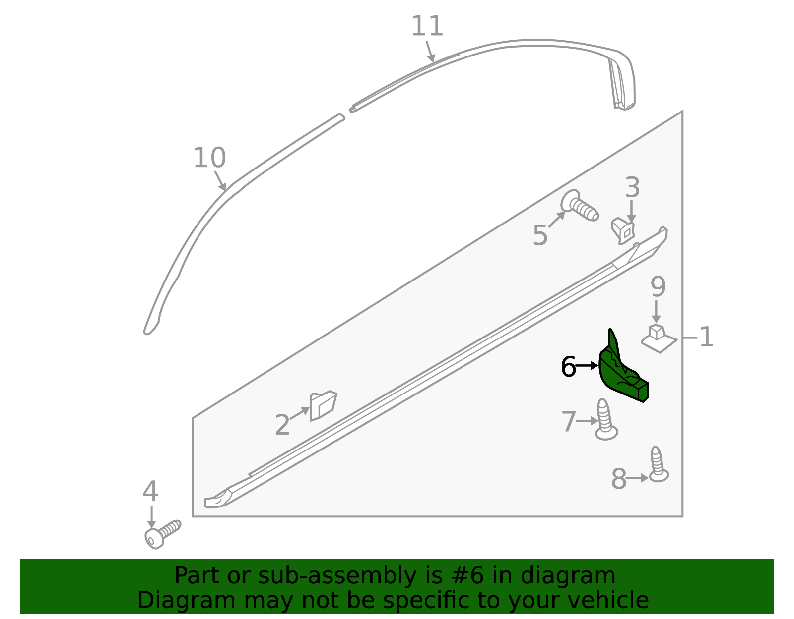 86864-2G500 - Rear Deflector 2009-2010 Kia Optima | Kia.Parts Store