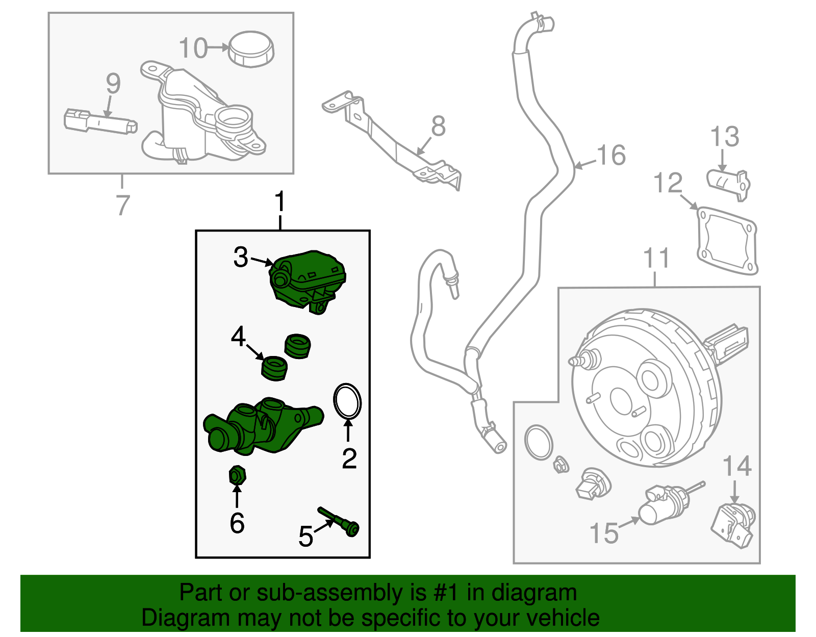 2010-2012 Ford OEM NEW 2010-2012 Ford Fusion Lincoln MKZ Cylinder ...