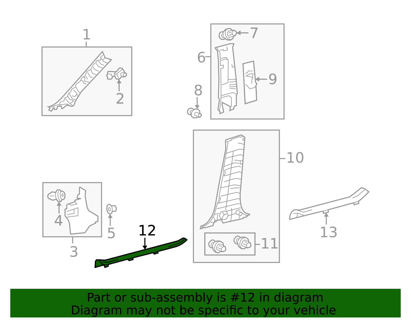 Door Sill Plate 67914-48150-C0 - Genuine Toyota Protection ...