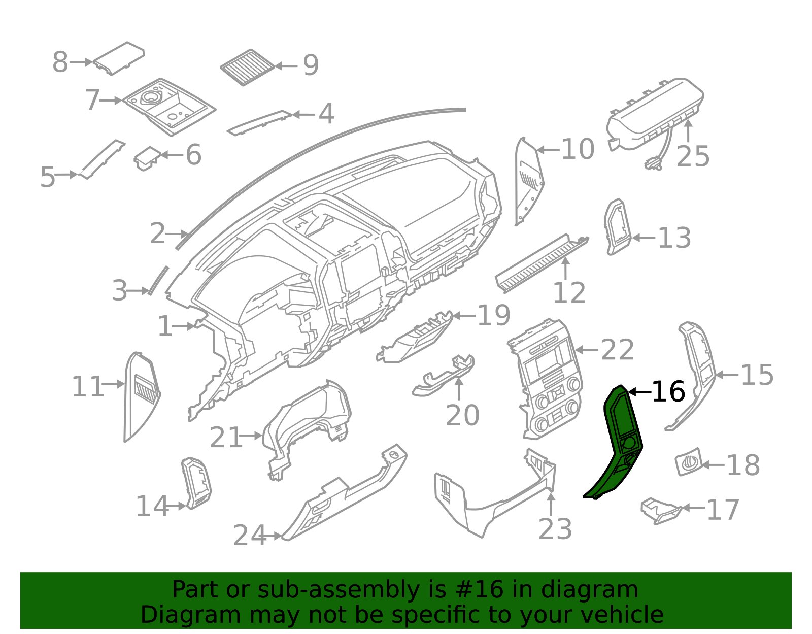 2015-2020 Ford F-150 Inner Panel FL3Z-1504339-AB | Ford OEM Parts Outlet