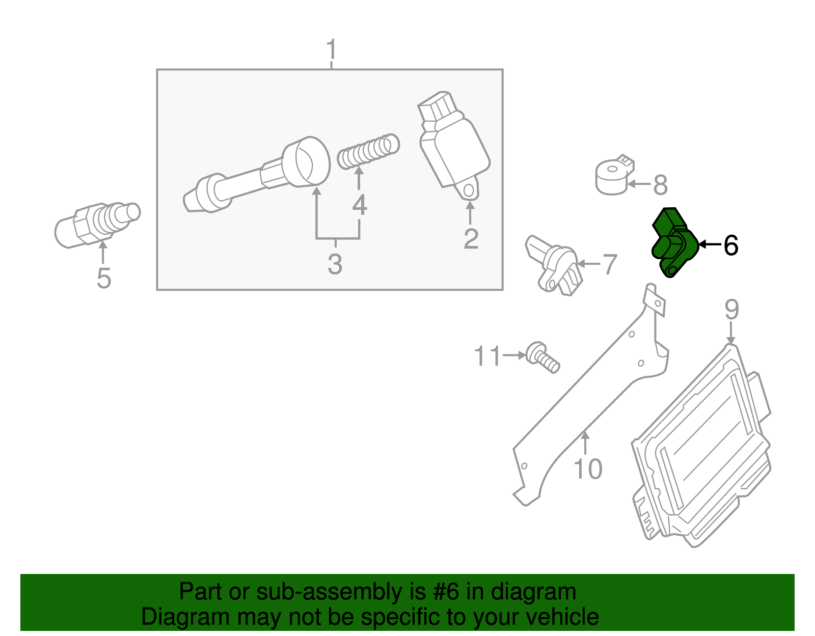 Official Nissan USA 23731-6J90D - Camshaft Position Sensor 2000-2021 ...
