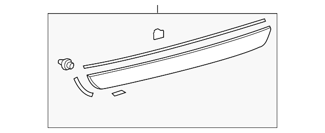 Genuine Toyota Lower Trim part# 76802-0R030 for 2019-2025 Toyota ...
