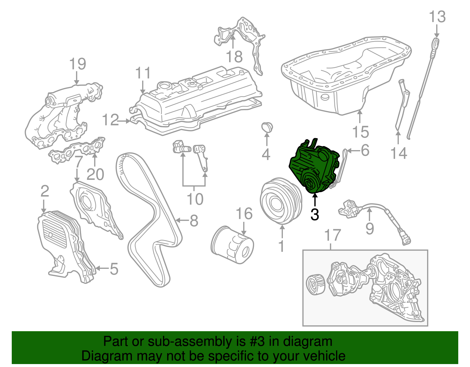 11302-74040 - 1992-2001 Toyota - Outer Timing Cover | Toyota Parts ...