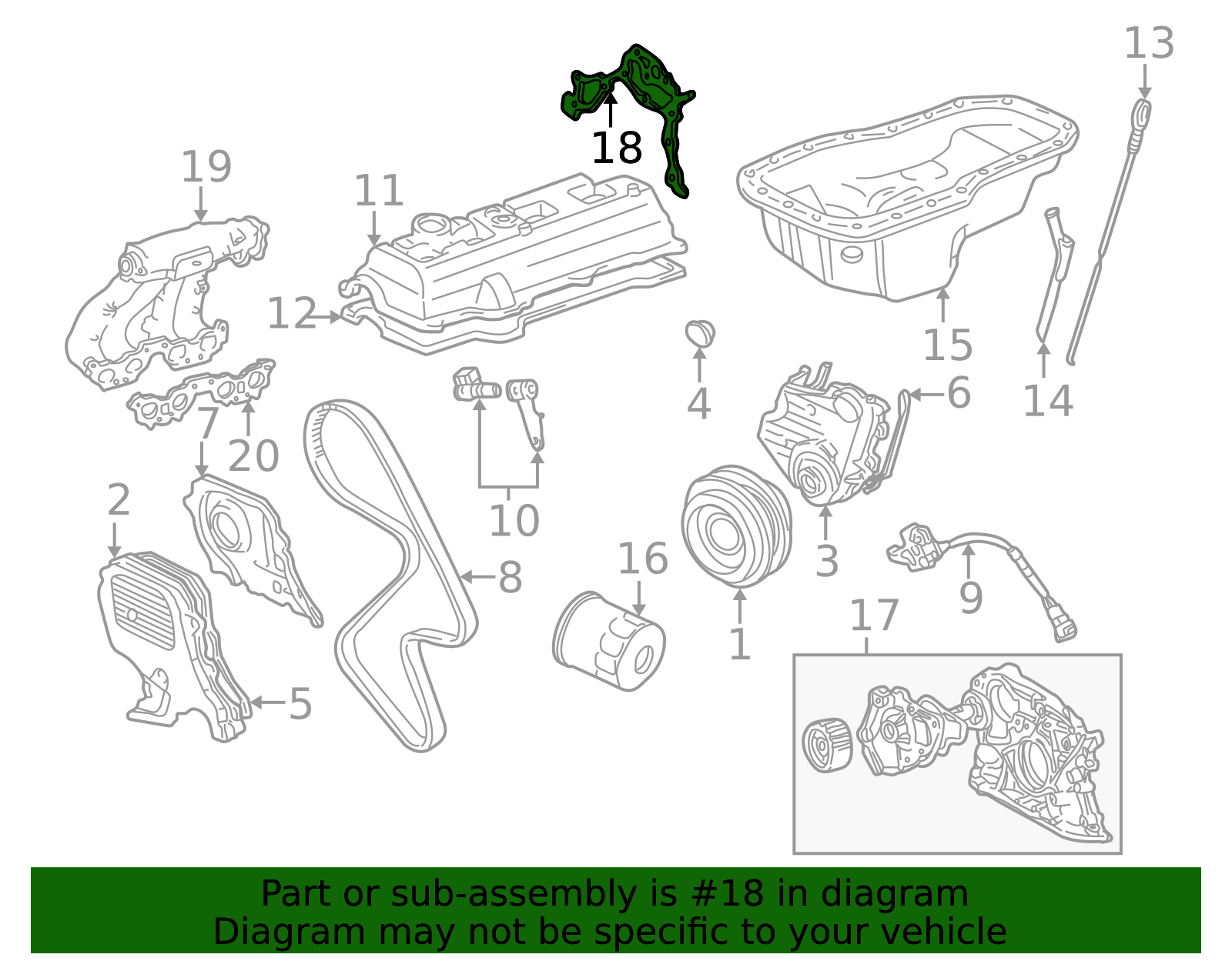 Genuine Official Toyota Engine Oil Pump Gasket part# 15188-03011 for ...