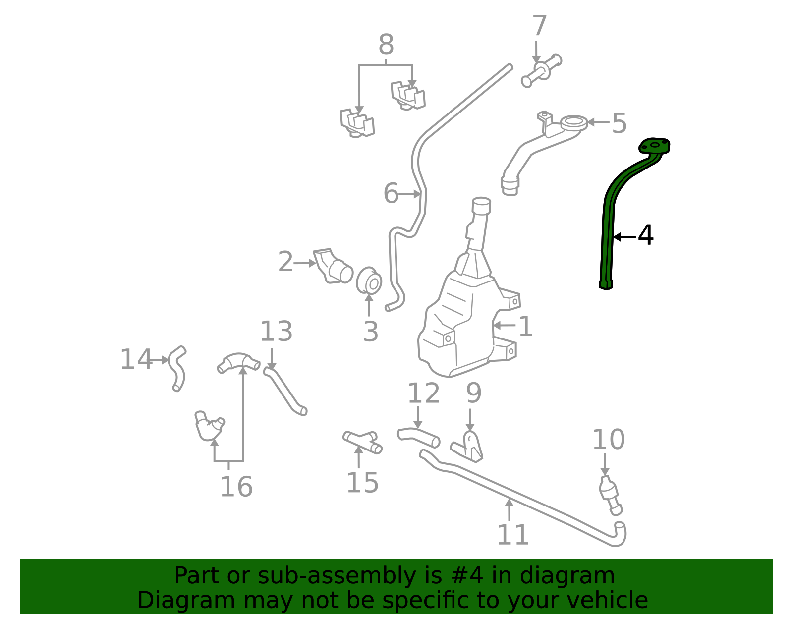 2006-2012 Honda Cap 76802-SJD-003 | Honda Factory Parts