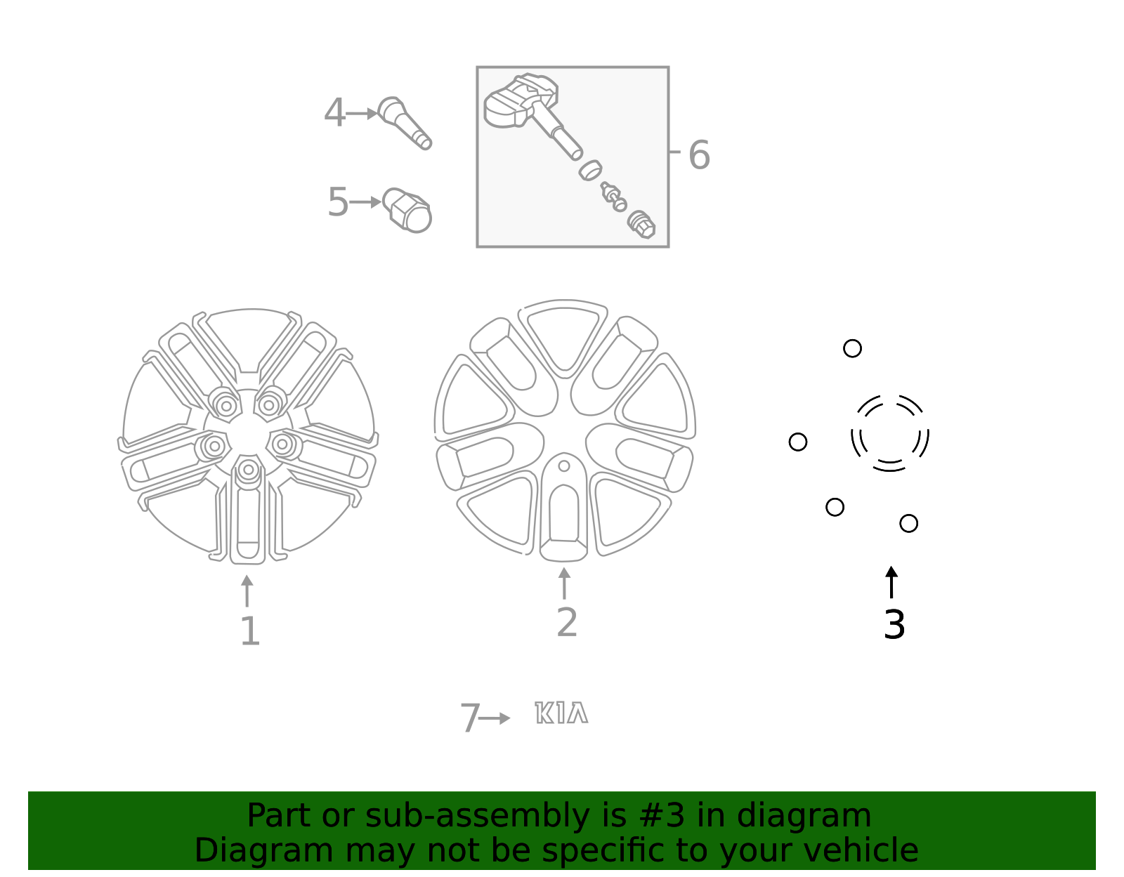 2011-2012 Kia Optima | Wheel, Spare | 52910-2T300 | Kia Auto Parts