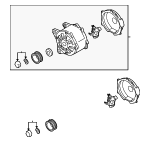 2015-2022 Volkswagen Alternator 06K-903-023-G | vwpartscenter