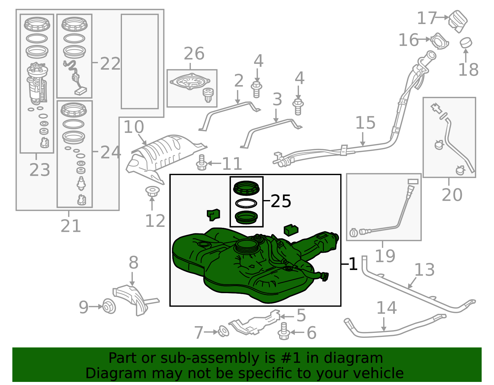 OEM Fuel Tank - Fuel Storage Replacement for Honda | AutoNation Parts