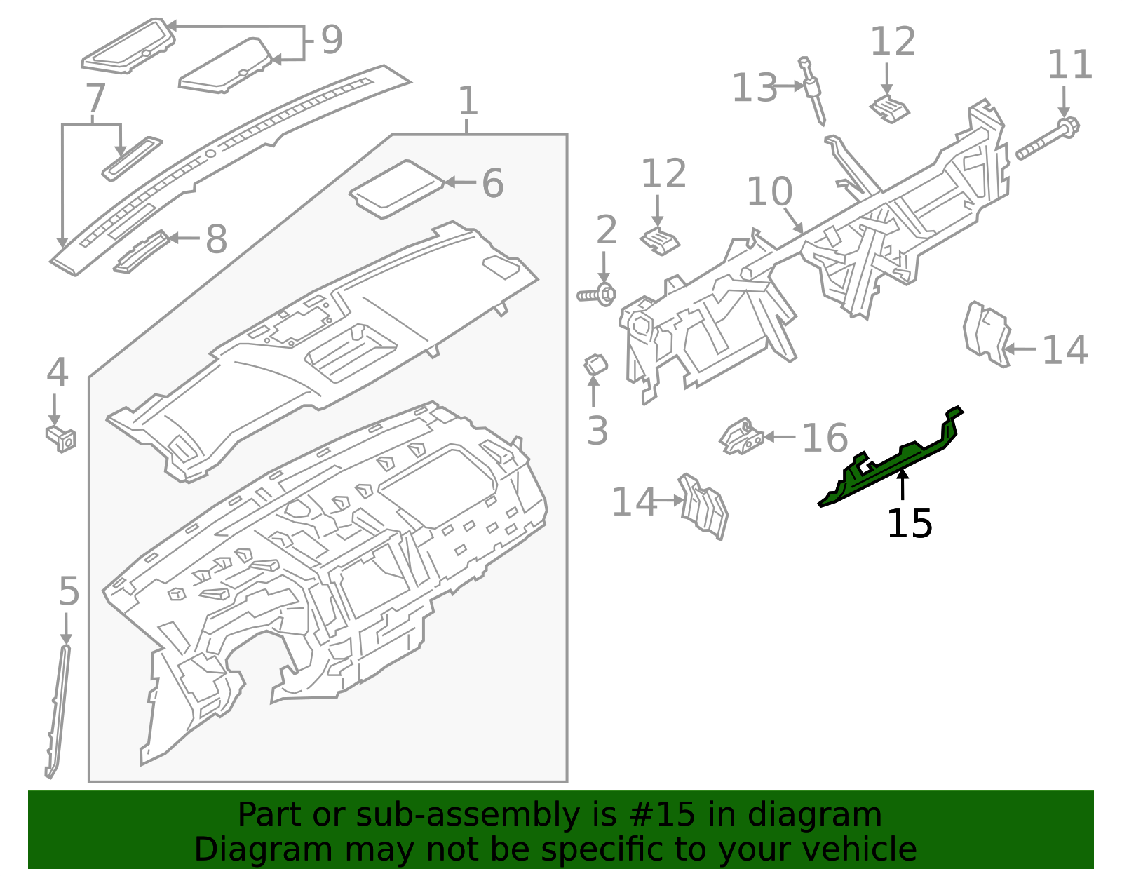 KB3Z-21045J76-A - 2019-2023 Ford Ranger - Center Reinforced | Dealer ...