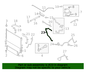 2020-2026 Ford Tube Assembly Water Outlet LK4Z-8A519-Q | OEM Ford Parts ...