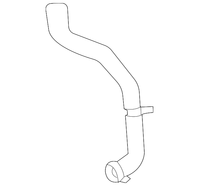LK4Z-8286-F - Lower Hose 2020-2023 Ford | Big 3 Auto Parts