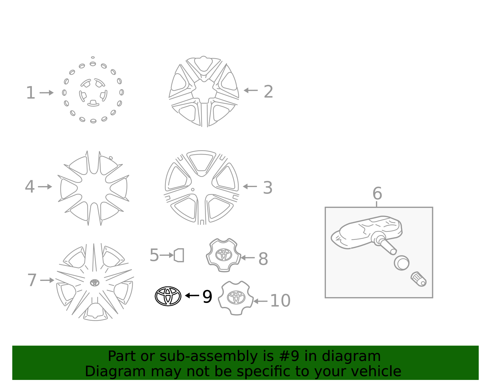 Wheel Cap - OEM Center Cover Replacement | AutoNation Parts