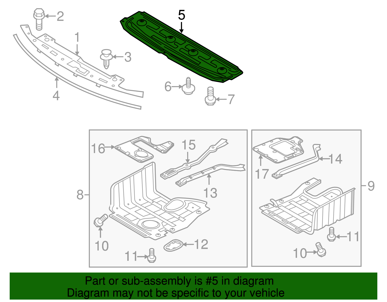 29110-2T000 - Under Cover - 2011 Kia Optima | World Kia Parts