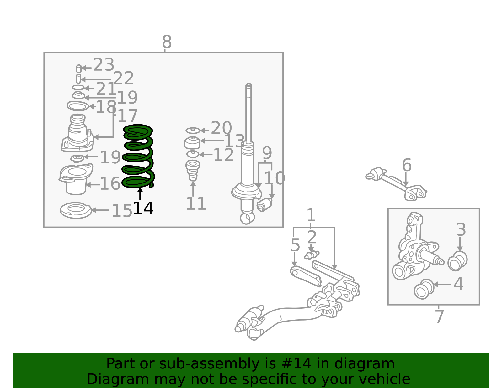 52441-S5D-A13 - Coil Spring 2003-2005 Honda Civic | Honda Parts Online