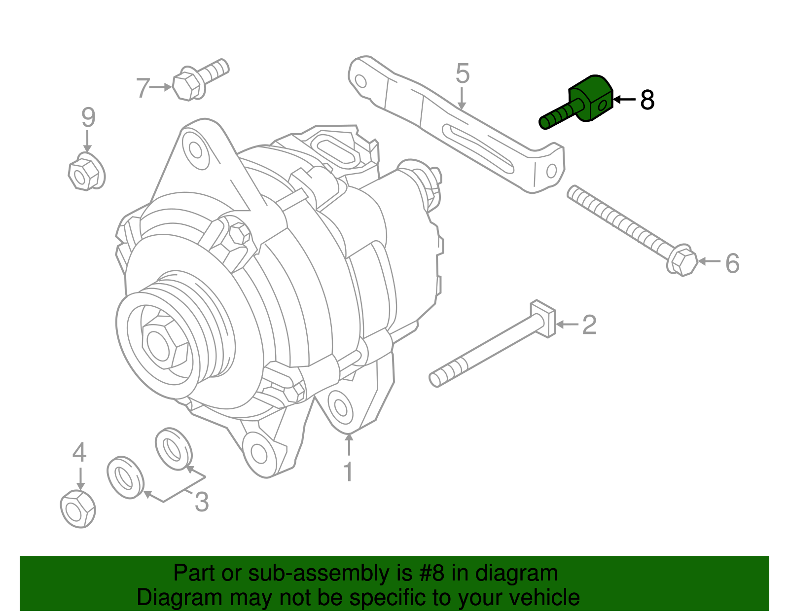 2014-2024 Mitsubishi Bracket Bolt 1801A079 | OEM Parts Online