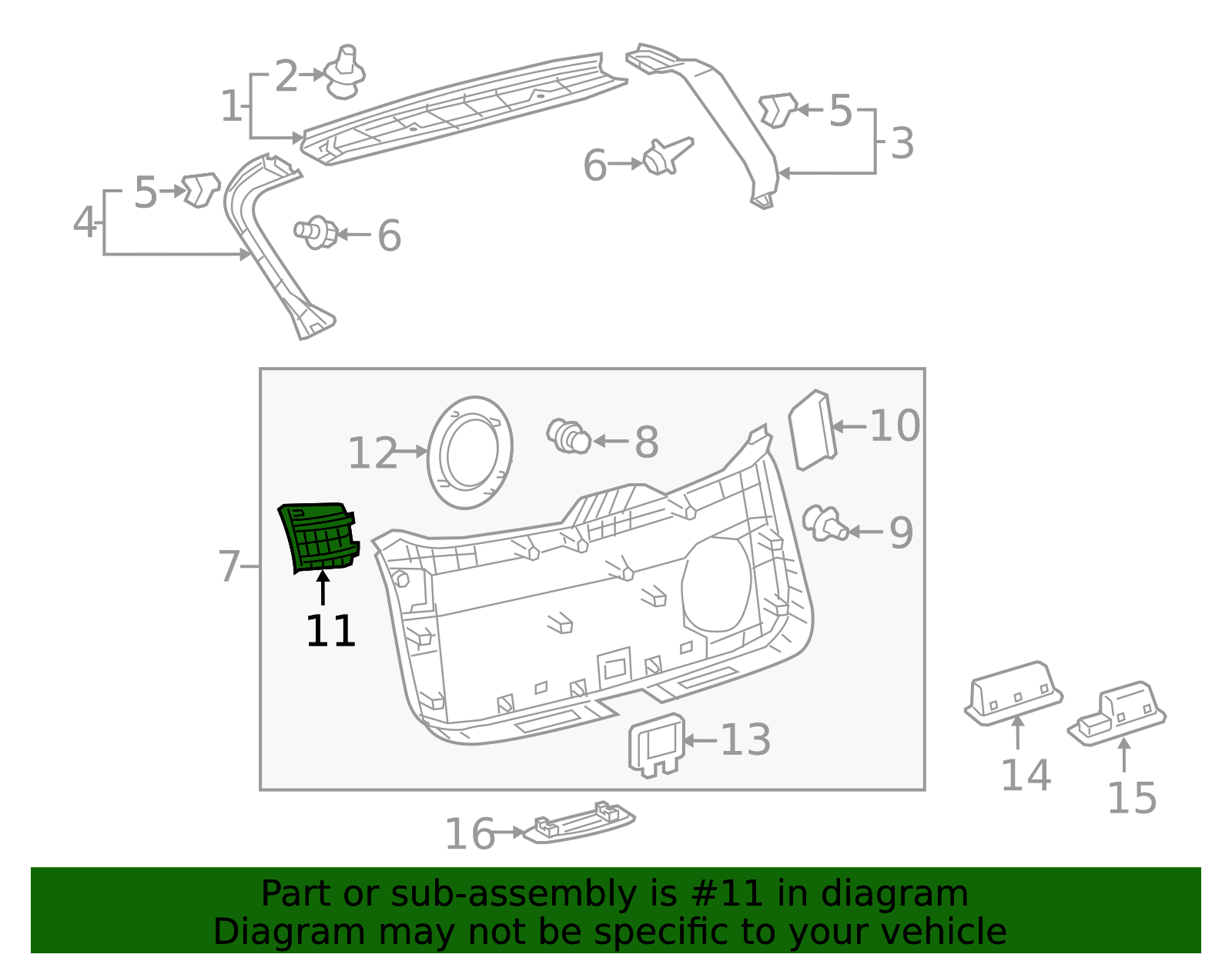 67766-78010-C0 - High-Quality Tail Light Access Cover for 2015-2021 ...