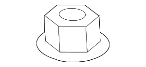 90309-TAA-000 - Lower Ball Joint Castle Nut 2016-2025 Honda | Honda ...