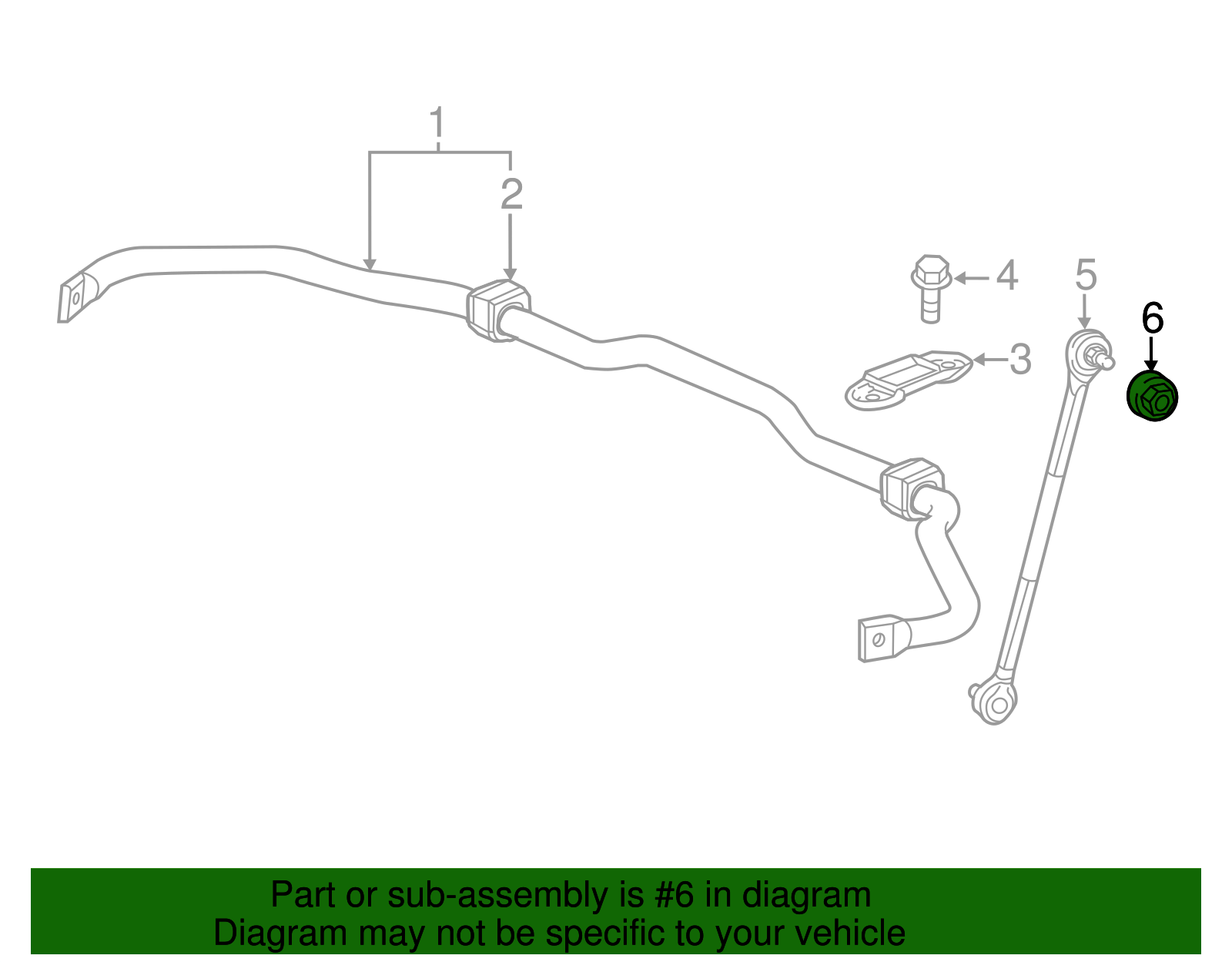 90212-SA5-003 - Stabilizer Link Nut 1997-2025 Honda | Honda Parts Online