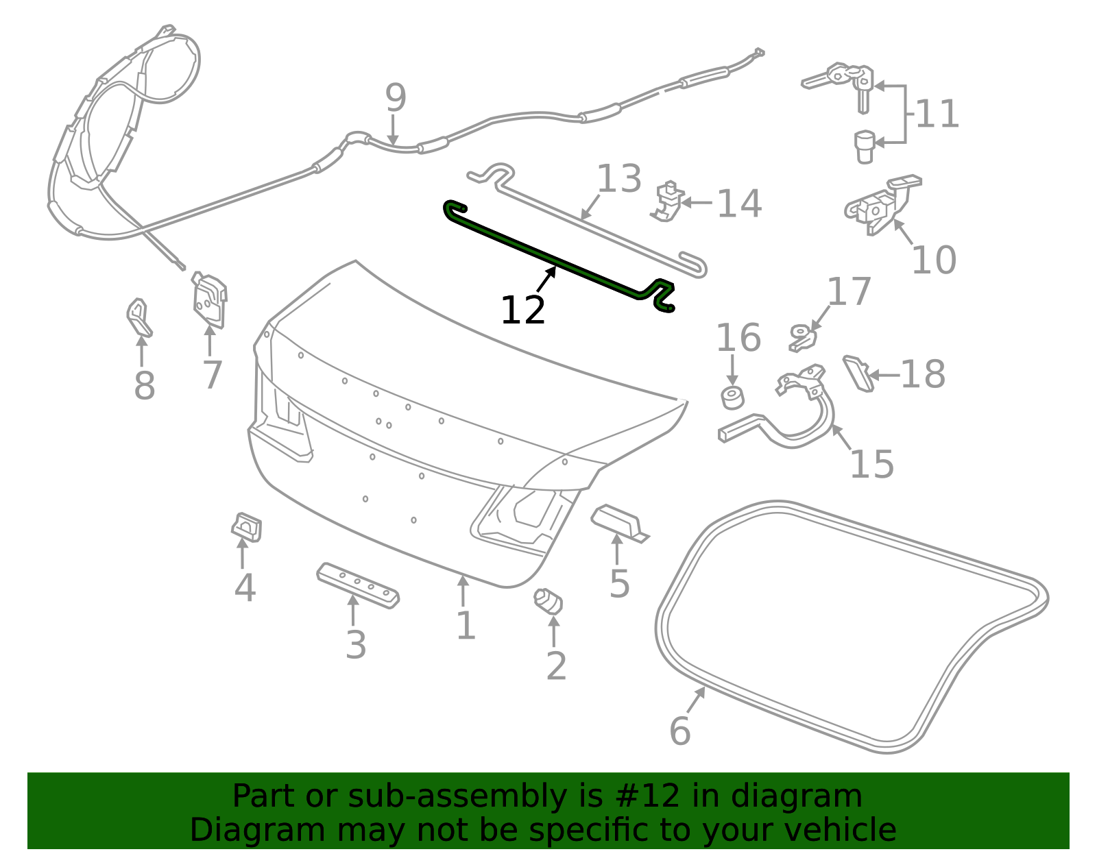 74871-T3V-A00 - 2014-2015 Honda Accord - Spring R Trunk Open | All ...