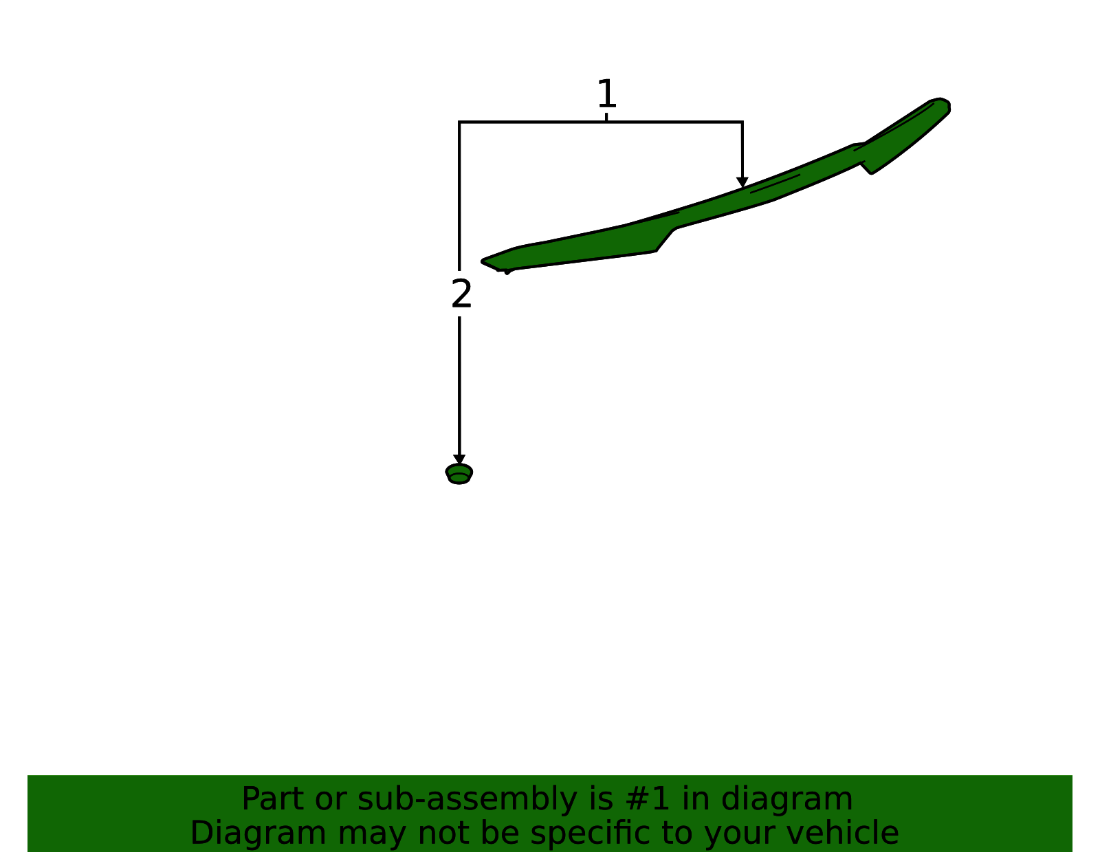 2014-2019 Chevrolet Corvette Spoiler, Rear Blade 22967771 | GM Parts Center