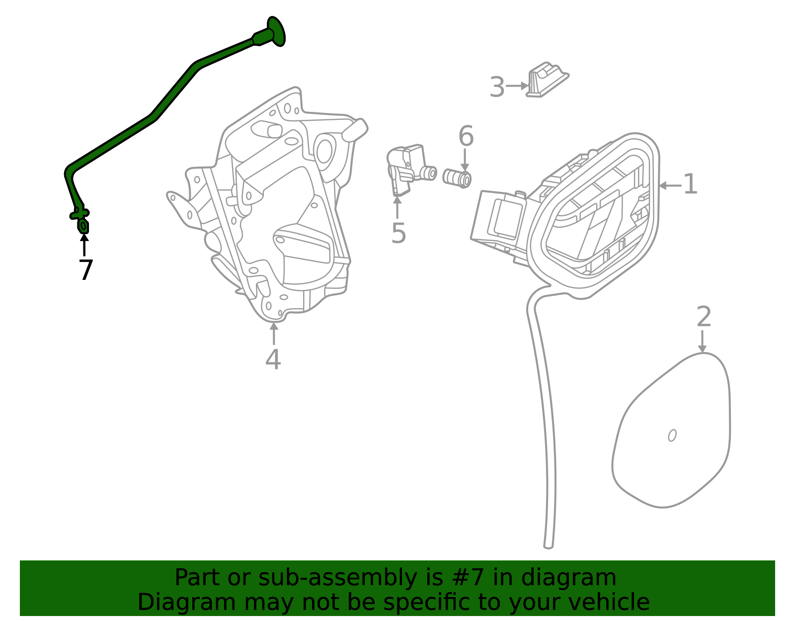 9J1-915-508-E - High-Quality Release Cable for 2021-2024 Porsche Taycan ...