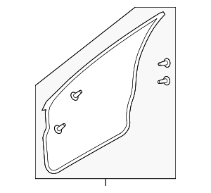 2009-2014 Nissan Murano Surround Weather-Strip 80830-1AA0A | Nissan RVA