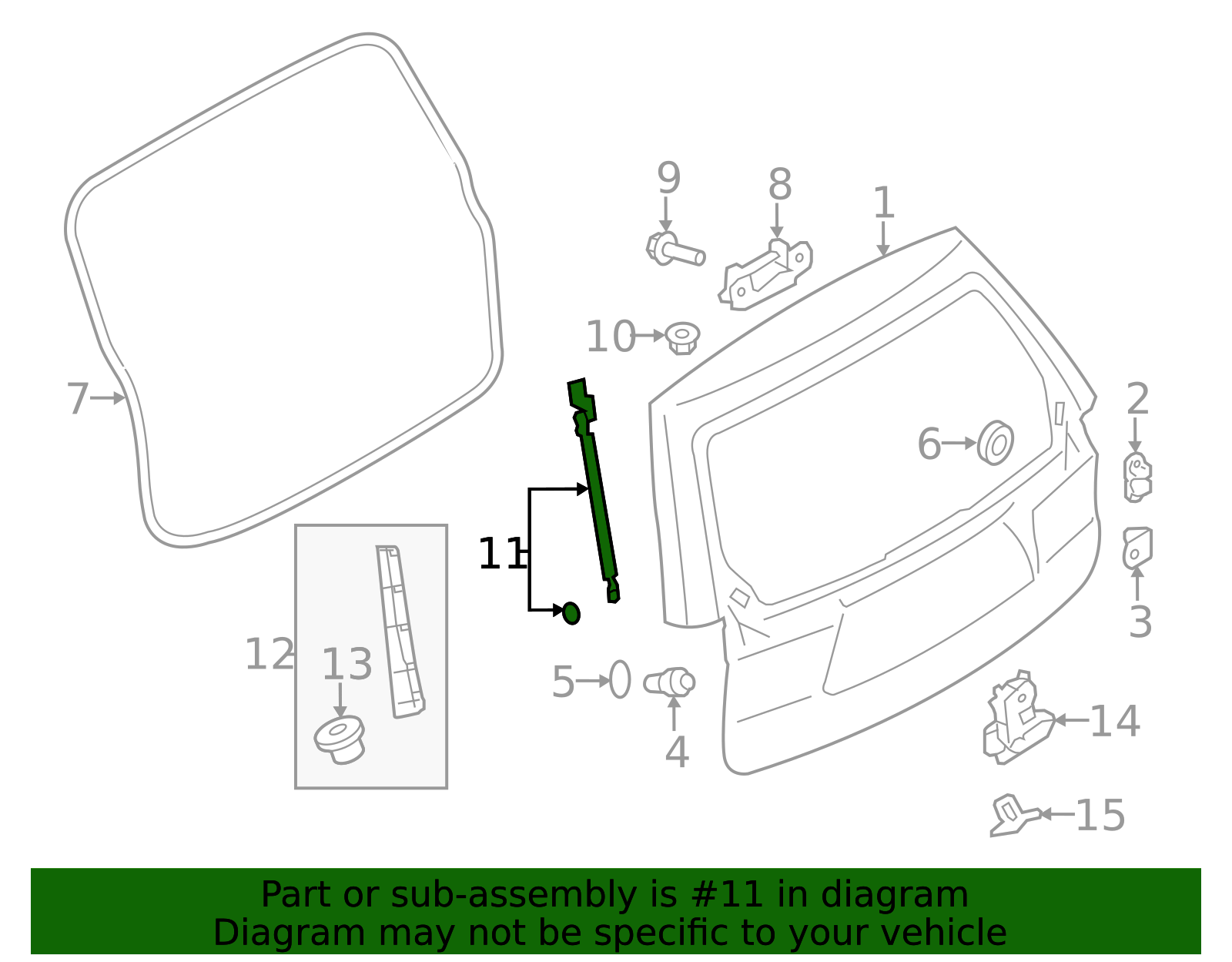 63269SG050 - High-Quality Stay Assembly R G Left-hand for 2014-2018 ...